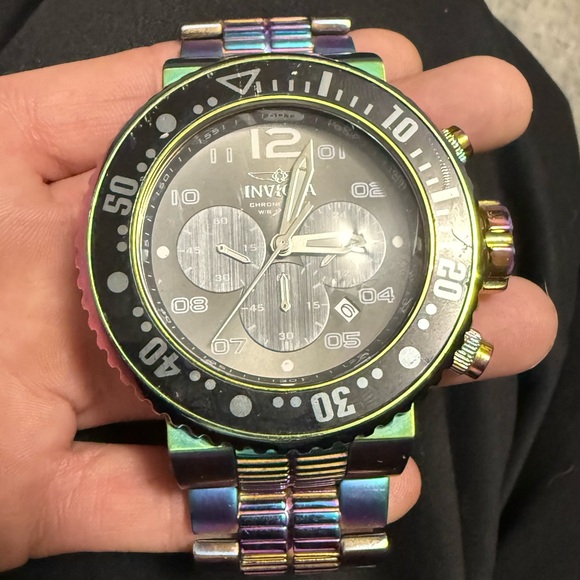 Invicta | Accessories | Invicta Pro Diver Chronograph Rainbow Edition ...